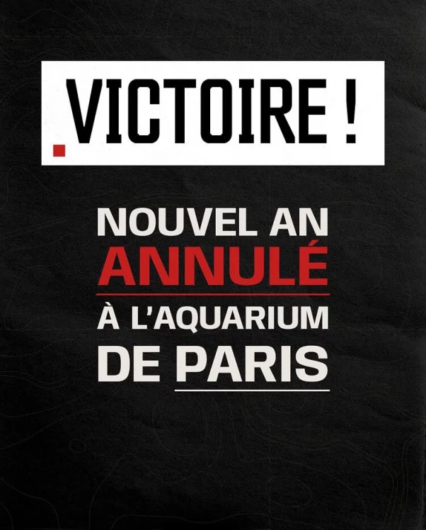 L'Aquarium de Paris a été contraint d'annuler son événement du 31 ...